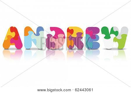 ANDREW Written Vector & Photo (Free Trial) | Bigstock
