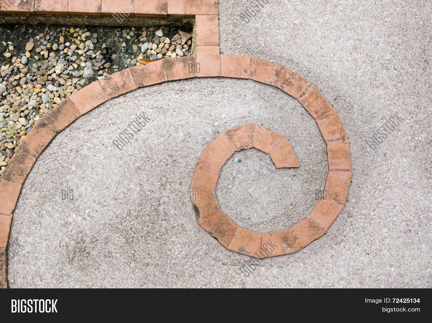 Tile Brick Curve Shape Image & Photo (Free Trial) | Bigstock