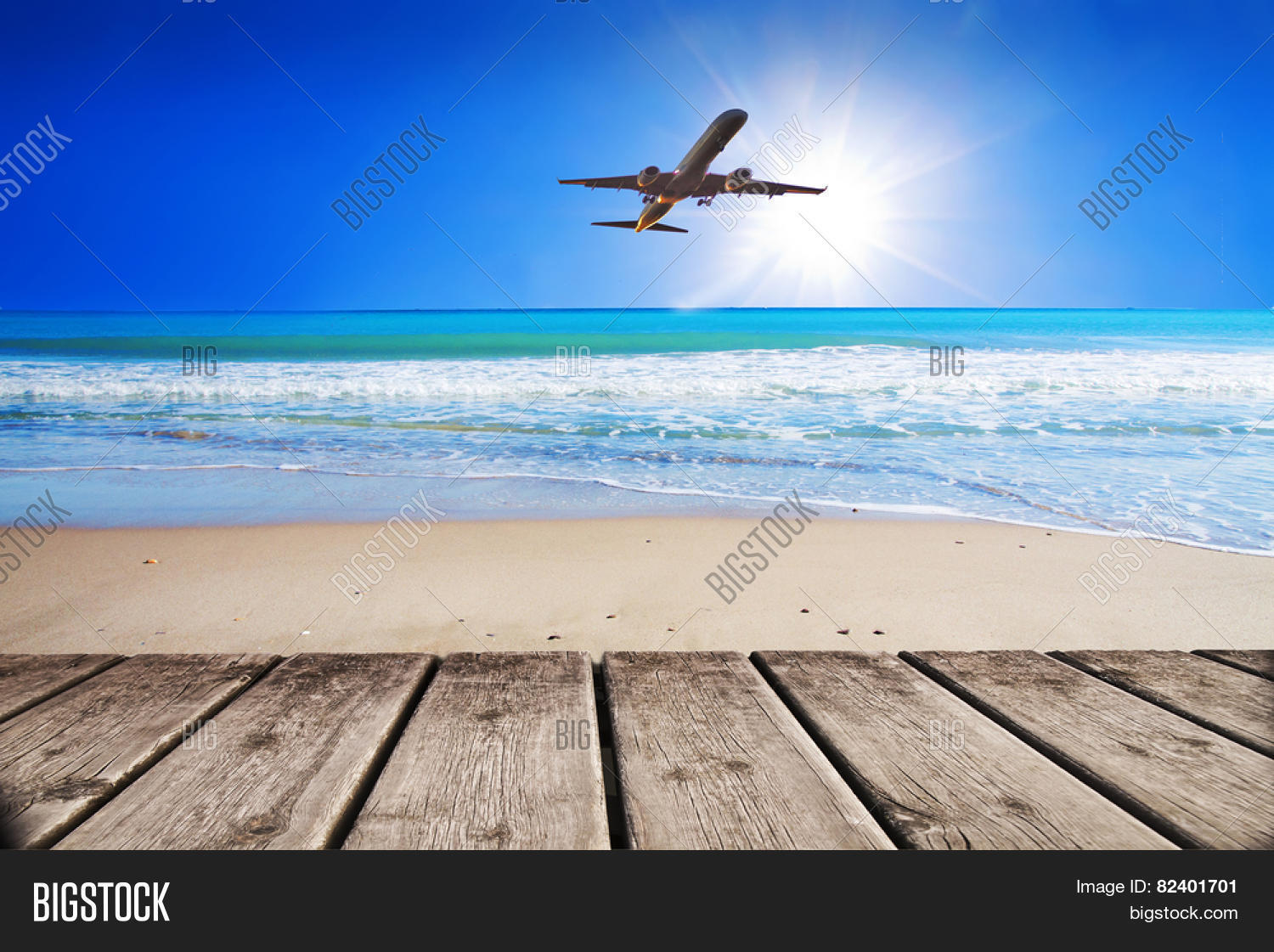 Fly By Plane Holidays Image & Photo (Free Trial) | Bigstock