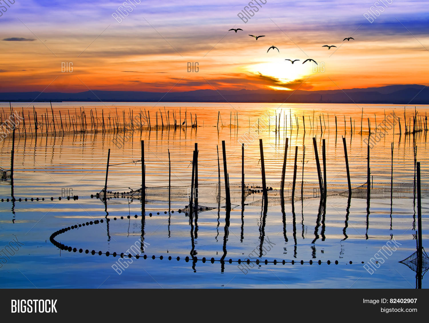Sun Rising Over Lake Image & Photo (Free Trial) | Bigstock