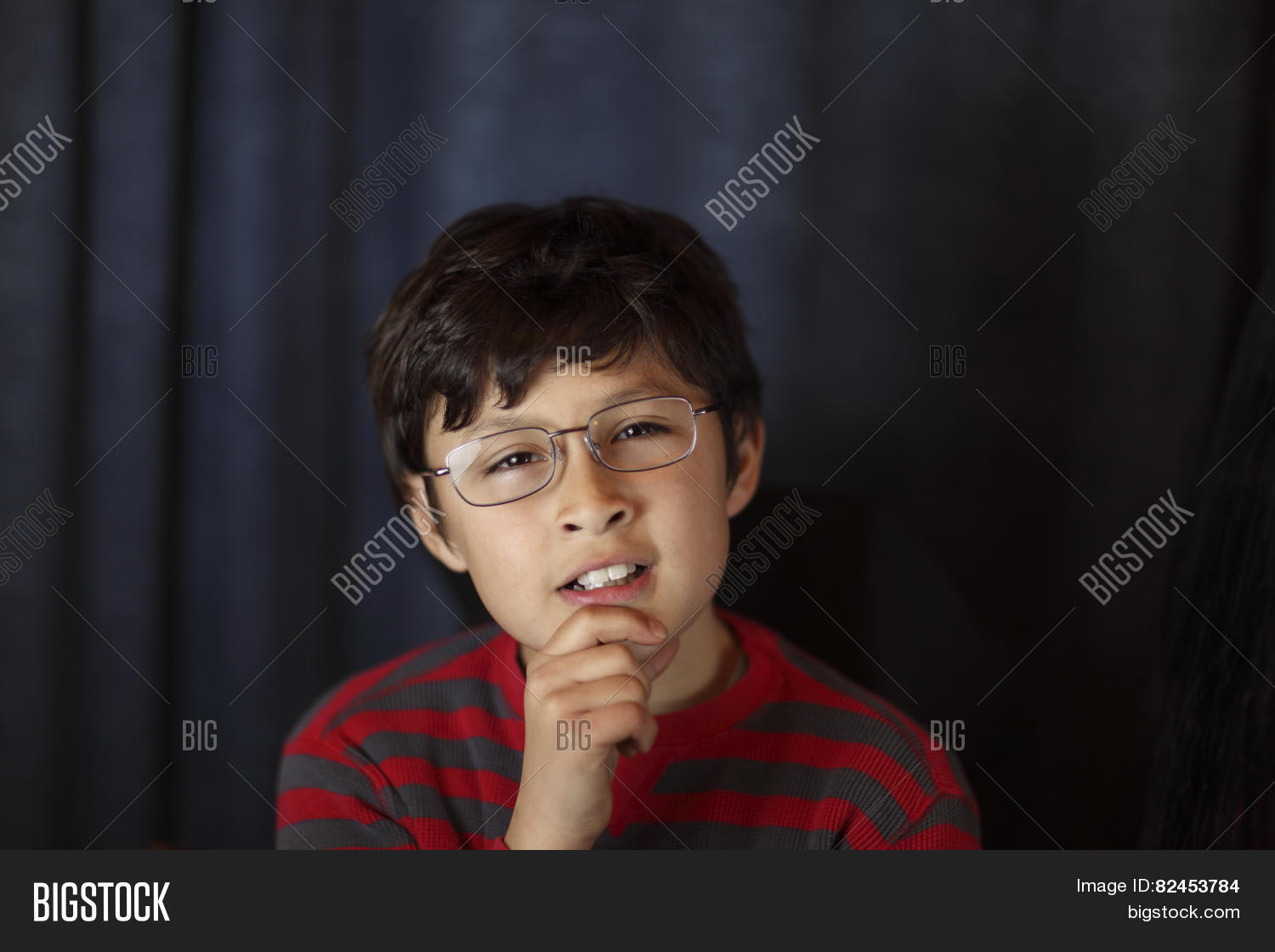 Quizzical Young Boy Image & Photo (Free Trial) | Bigstock