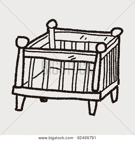 Baby Crib Drawing