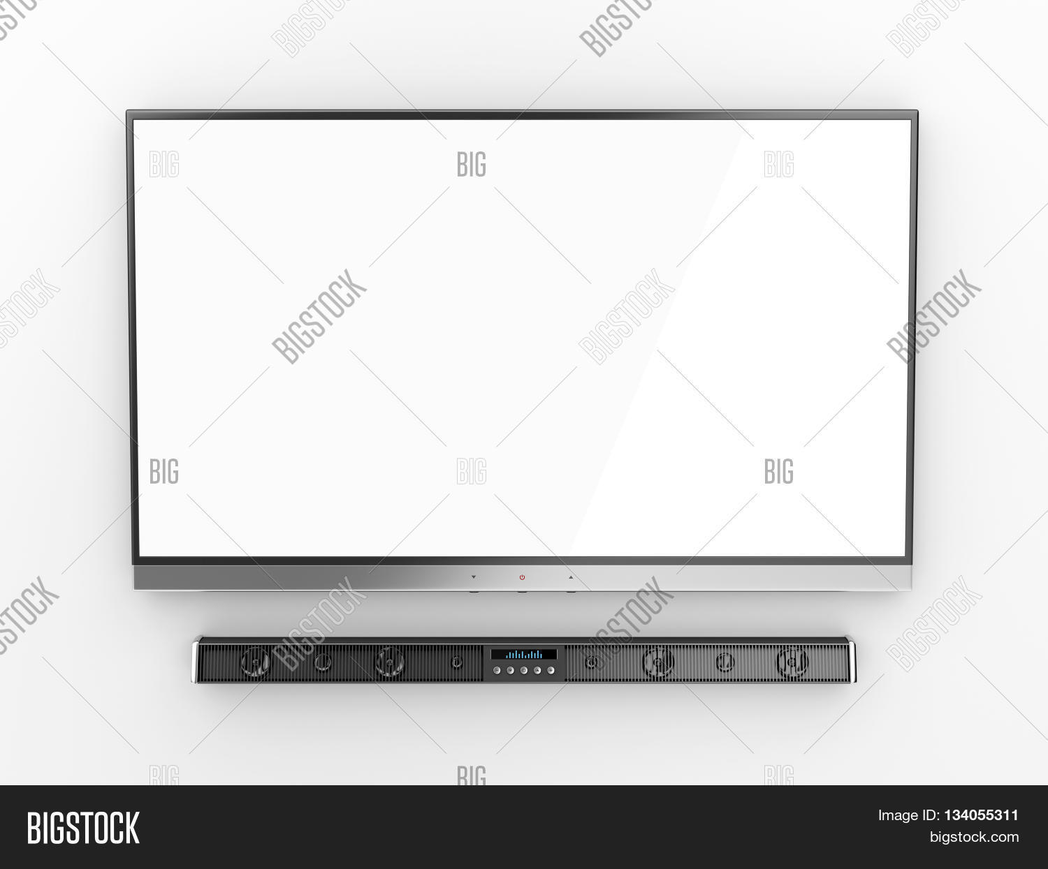 Front View Flat Screen Image & Photo (Free Trial) | Bigstock