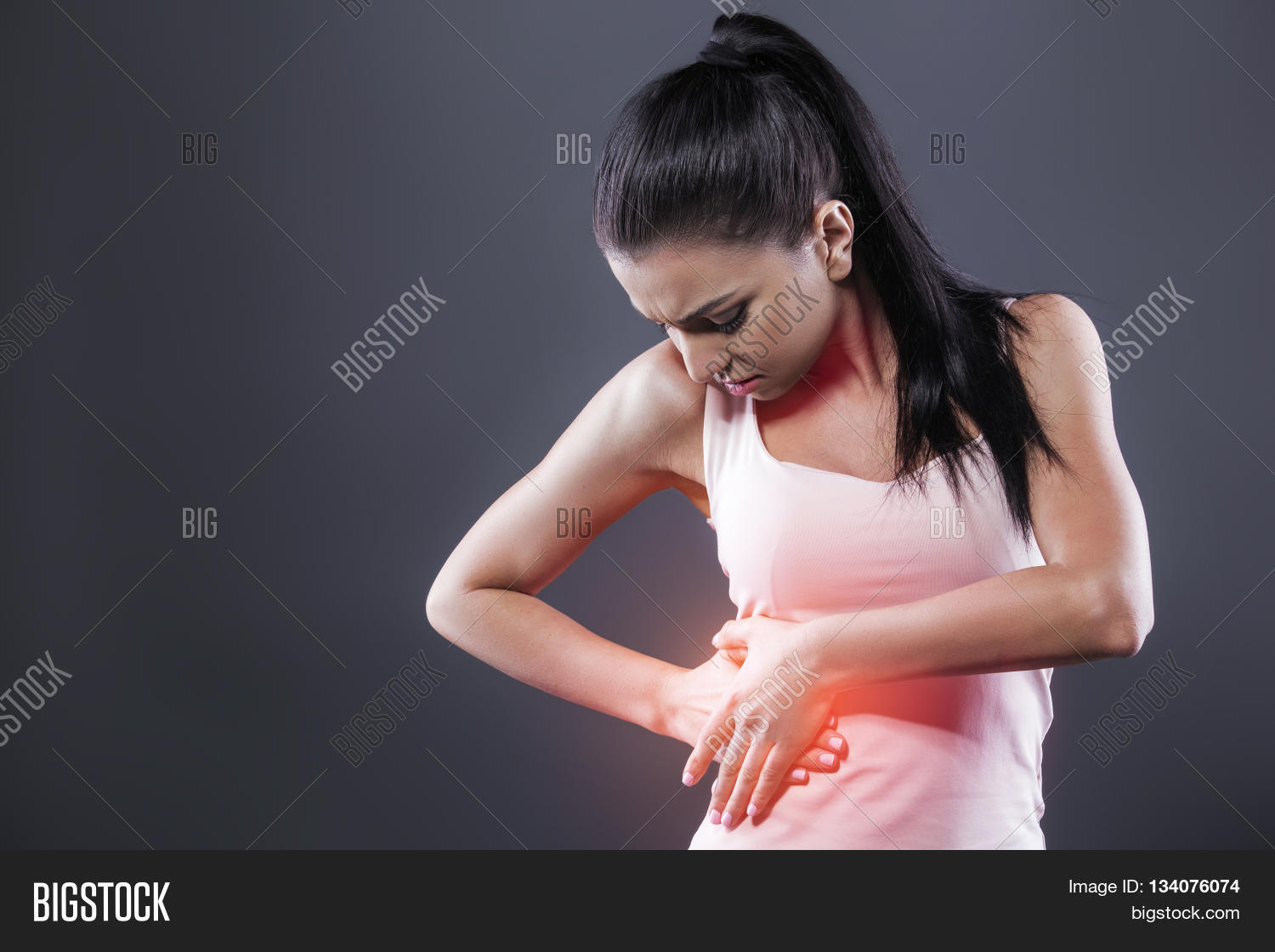 Body Pain. Studio Shot Image & Photo (Free Trial) | Bigstock