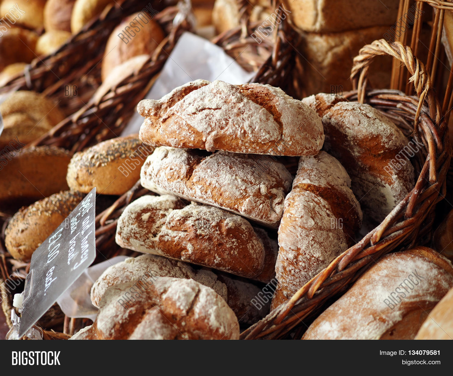 Basket Bread Bakers Image & Photo (Free Trial) | Bigstock