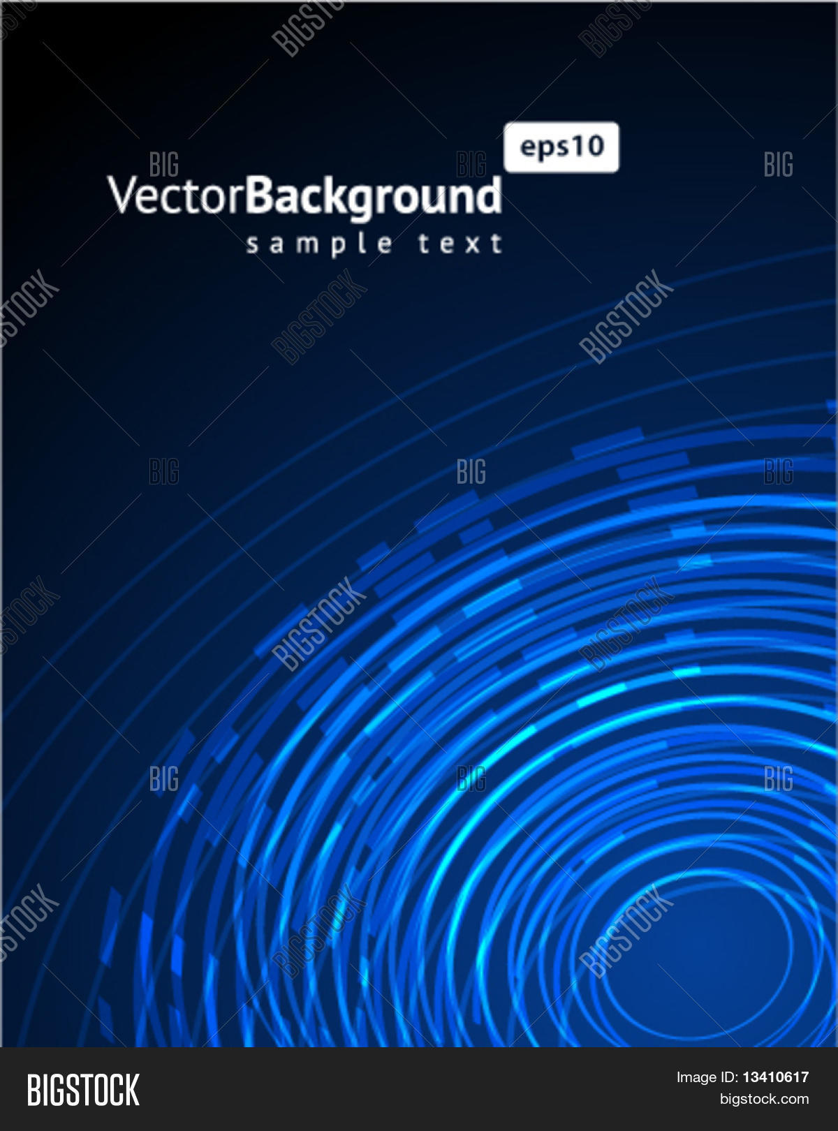 Abstract Blue Radio Vector & Photo (Free Trial) | Bigstock