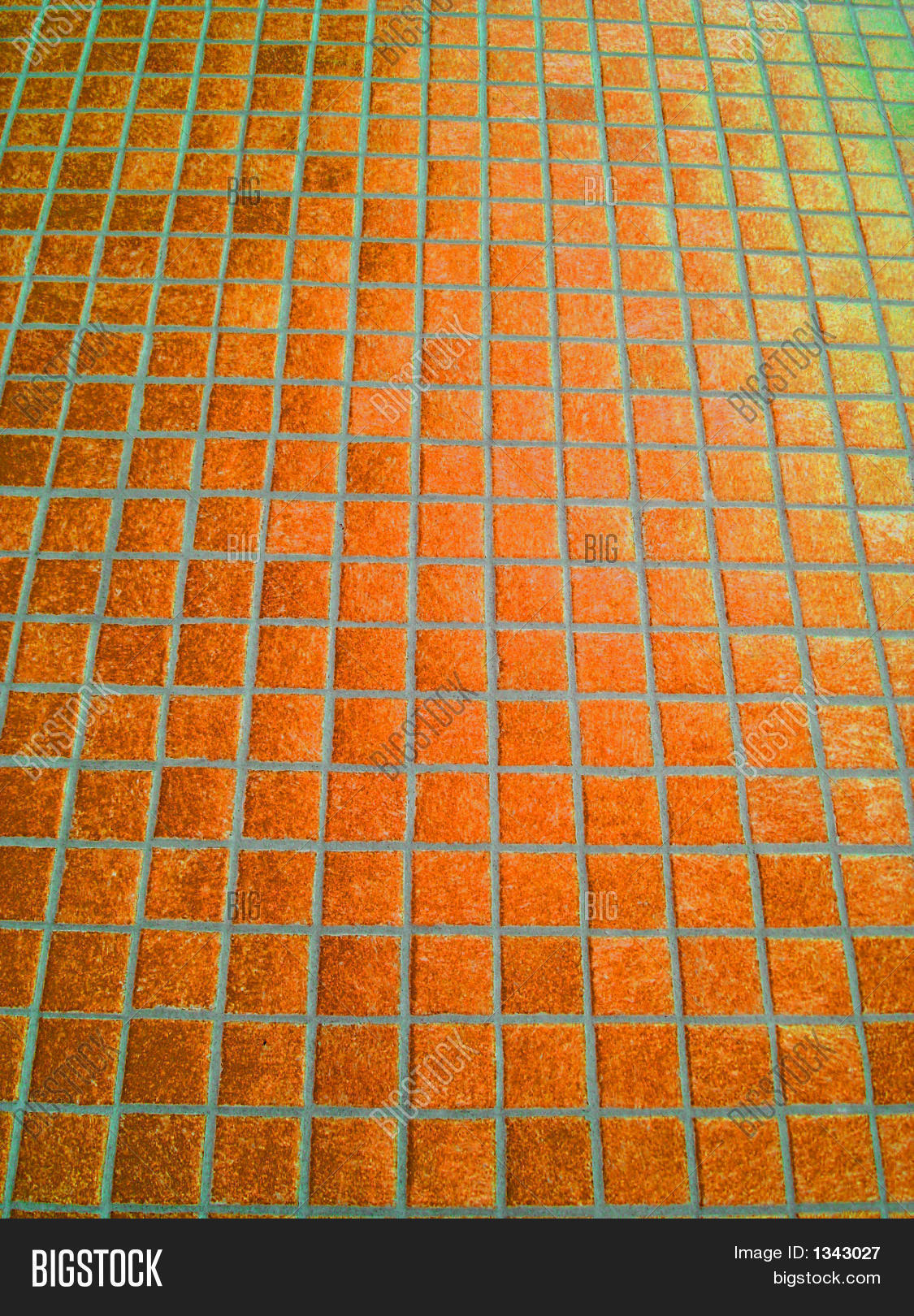 Orange Mosaic Tiles Image & Photo (Free Trial) | Bigstock