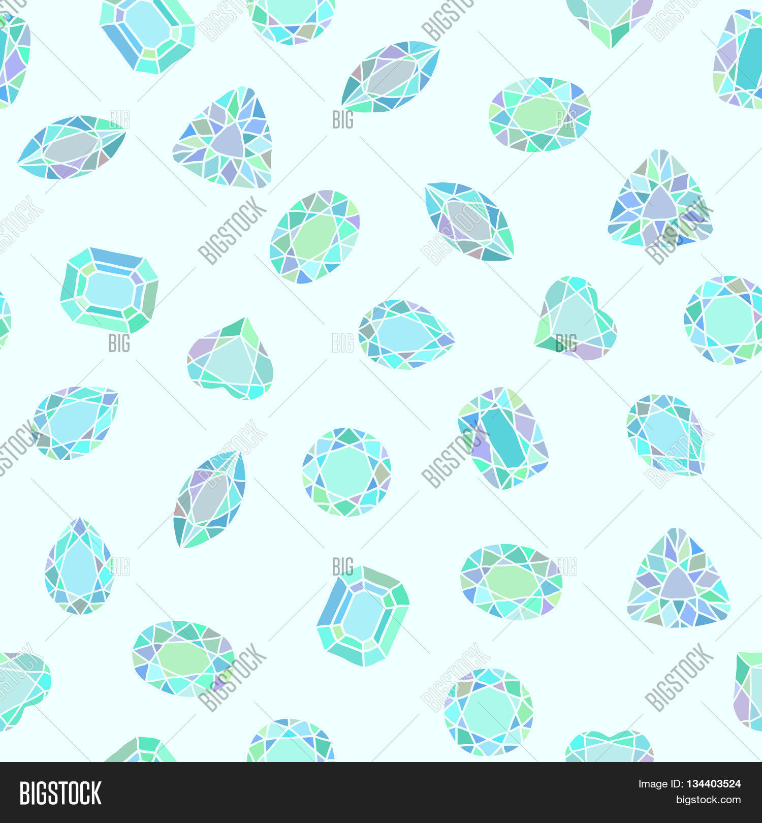 Diamond Cut Shapes. Vector & Photo (Free Trial) | Bigstock