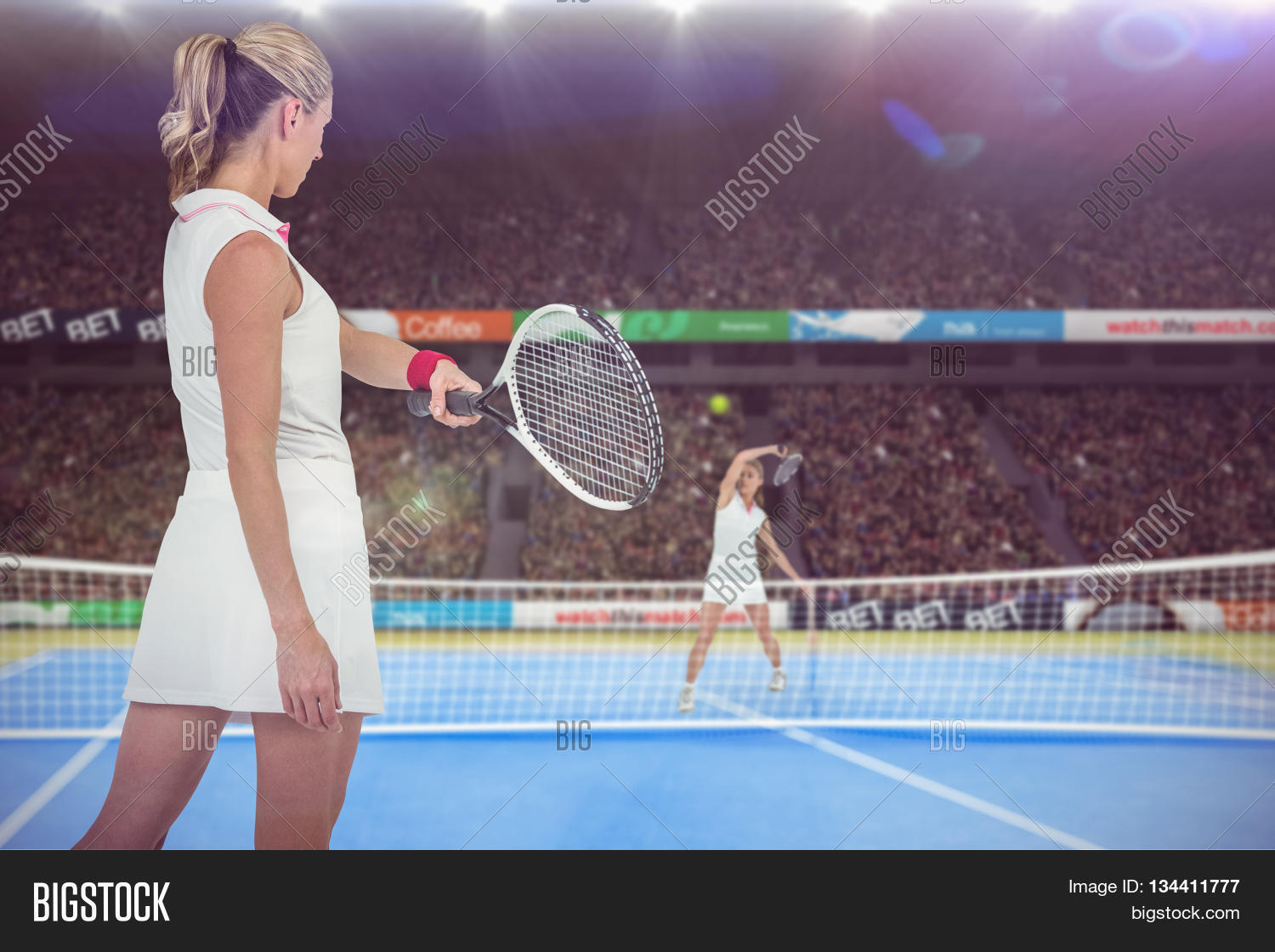 Athlete Playing Tennis Image & Photo (Free Trial) | Bigstock