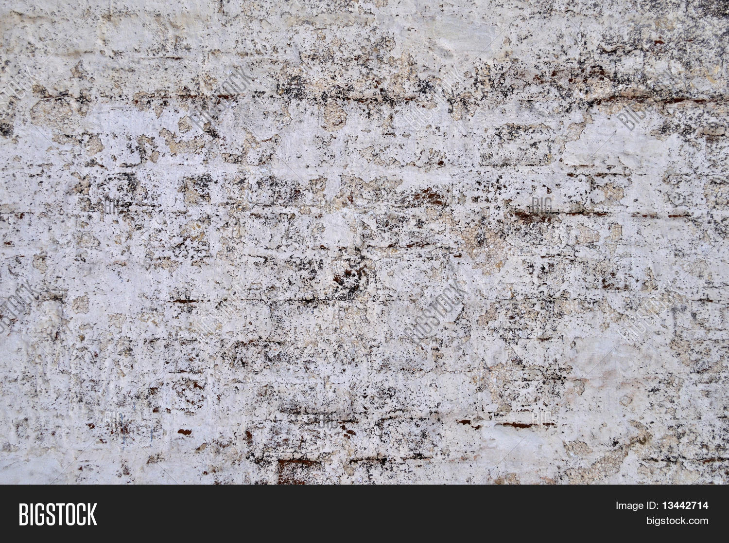 Old White Brick Wall Image & Photo (Free Trial) | Bigstock