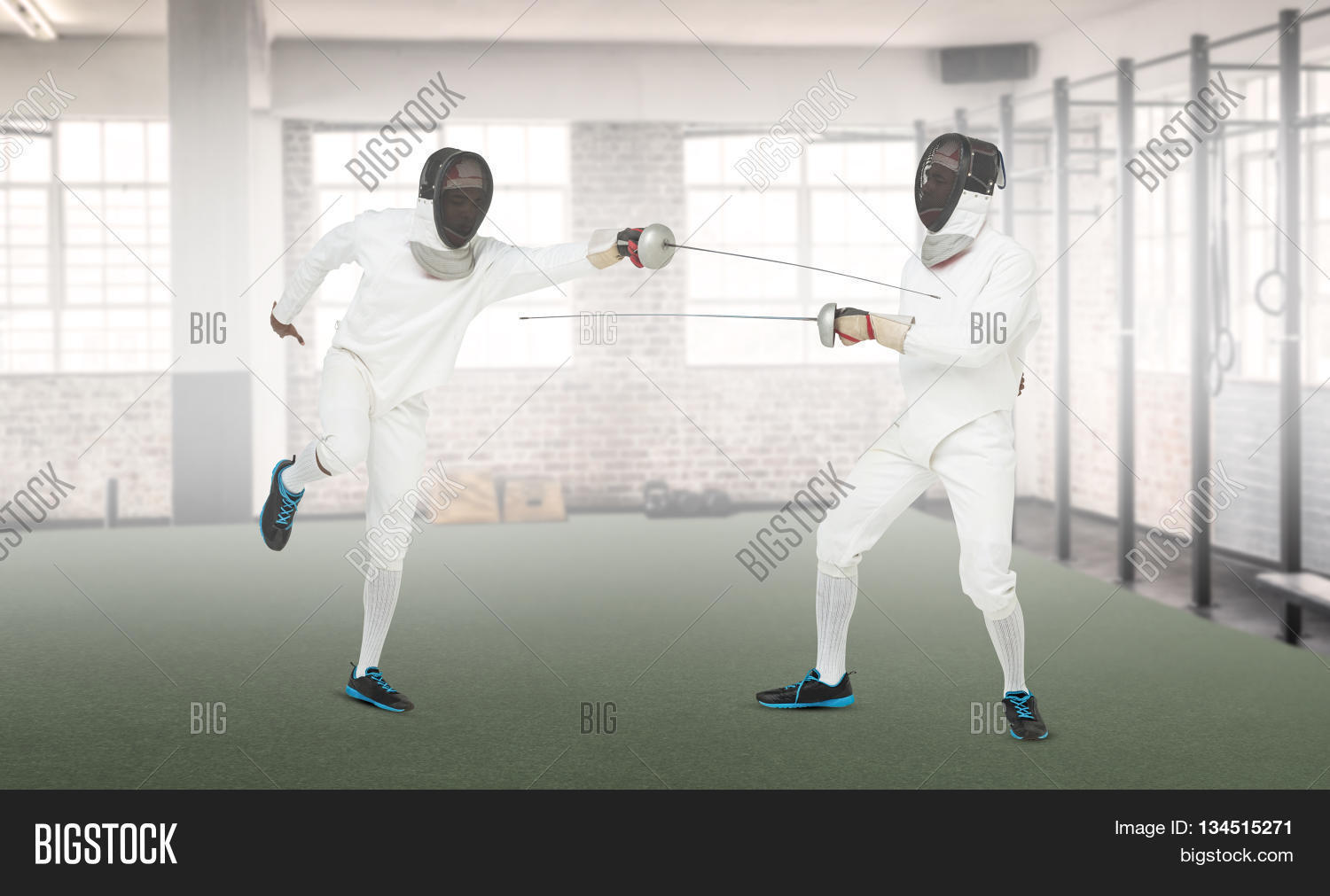 Man Wearing Fencing Image & Photo (Free Trial) | Bigstock
