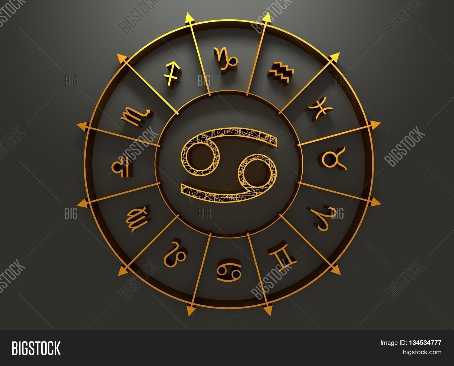 Crab Astrology Sign. Image & Photo (Free Trial) | Bigstock