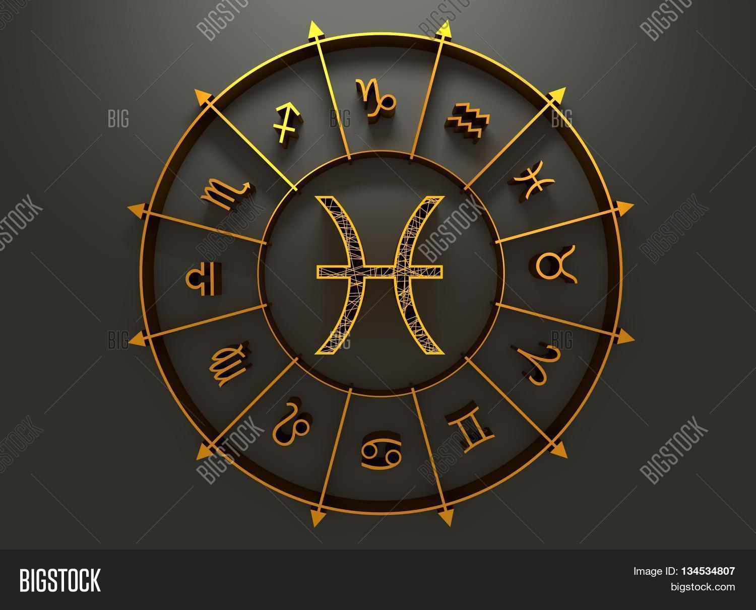 Fish Astrology Sign. Image & Photo (Free Trial) | Bigstock