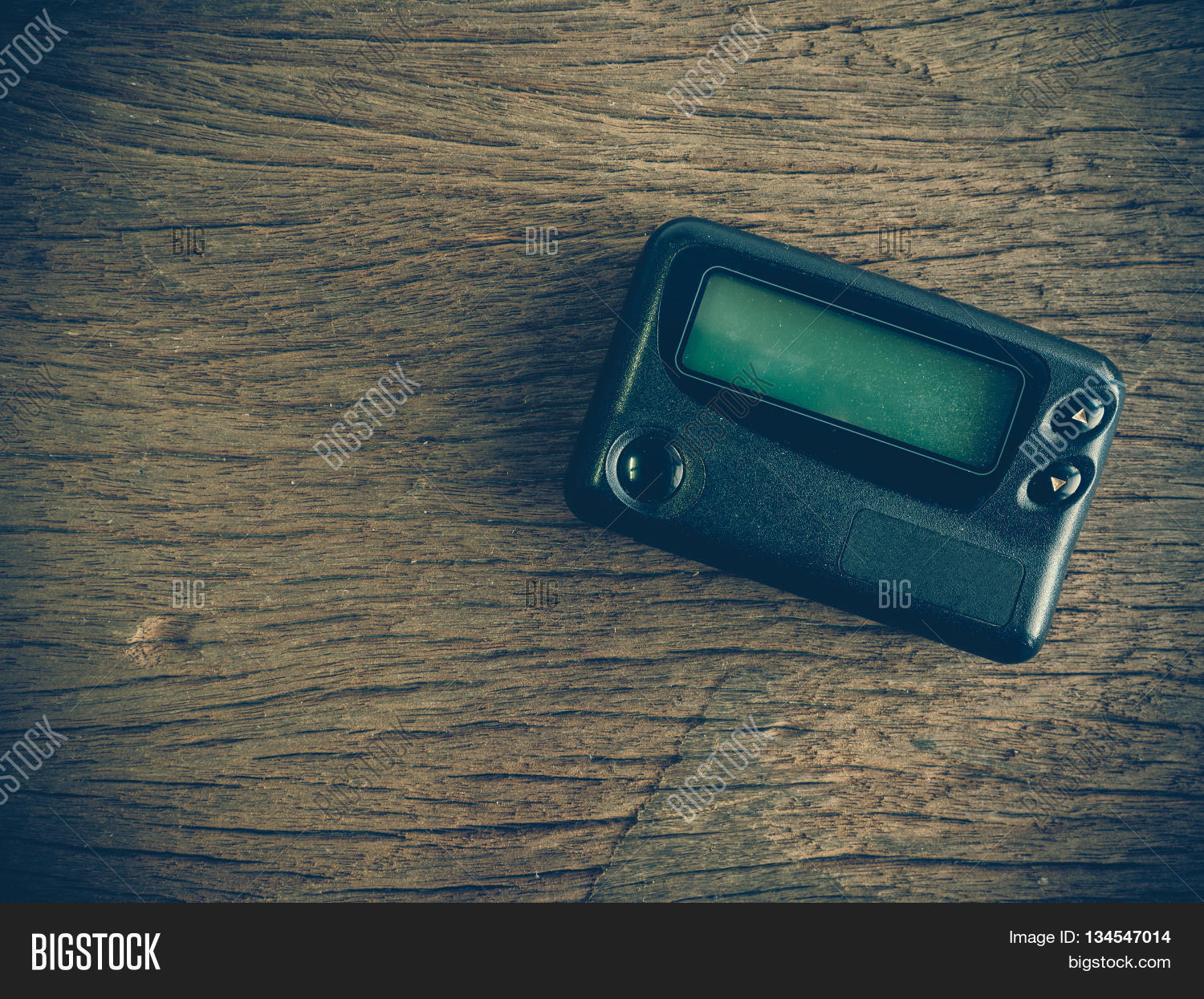 Old Pager Device On Image & Photo (Free Trial) | Bigstock