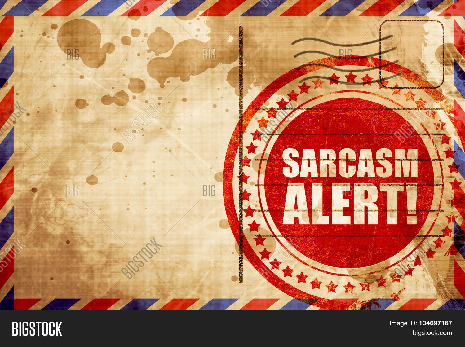 Sarcasm Alert, Red Image & Photo (Free Trial) | Bigstock