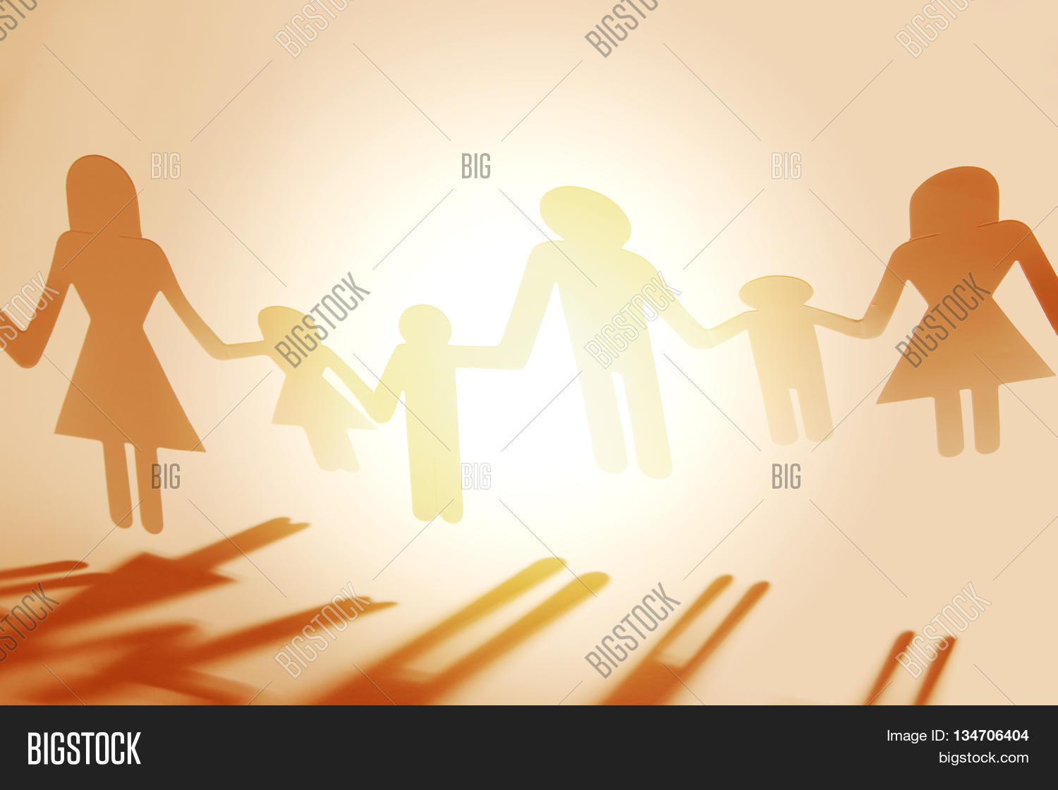 Family Paper Chain Image & Photo (Free Trial) | Bigstock