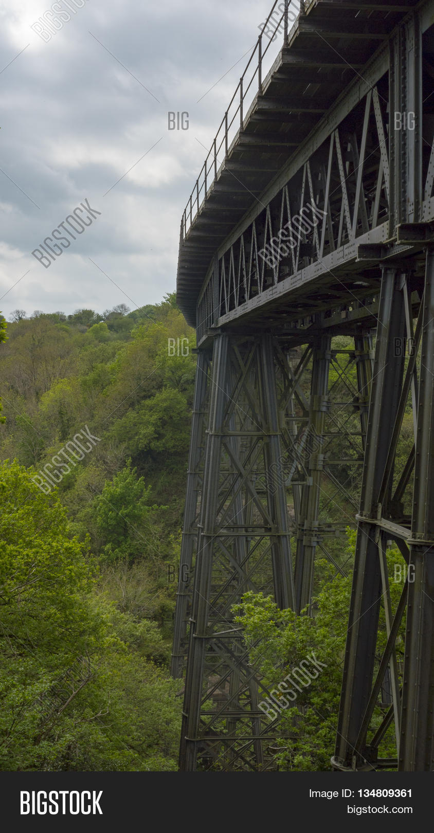 Meldon Viaduct Railway Image & Photo (Free Trial) | Bigstock