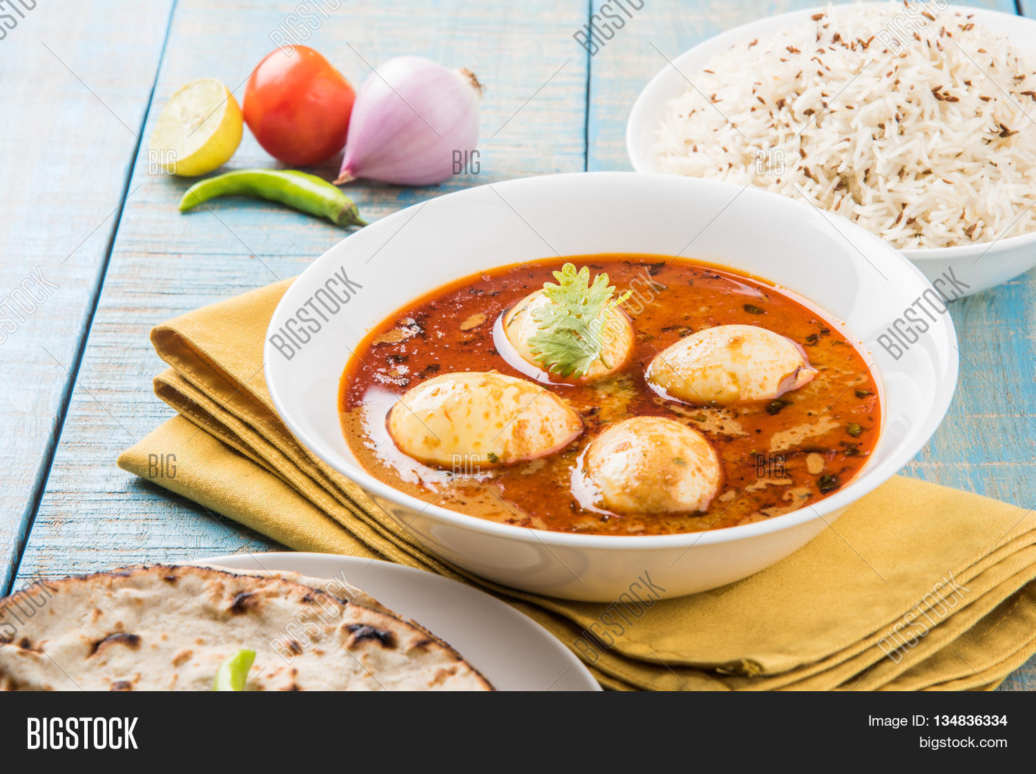 Egg Curry Roti/chapati Image & Photo (Free Trial) | Bigstock