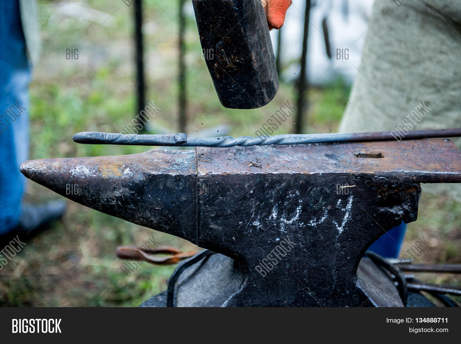 Blacksmith Works On Image & Photo (Free Trial) | Bigstock