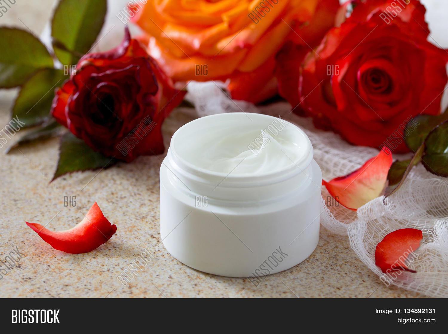 Face Cream Roses On Image & Photo (Free Trial) | Bigstock