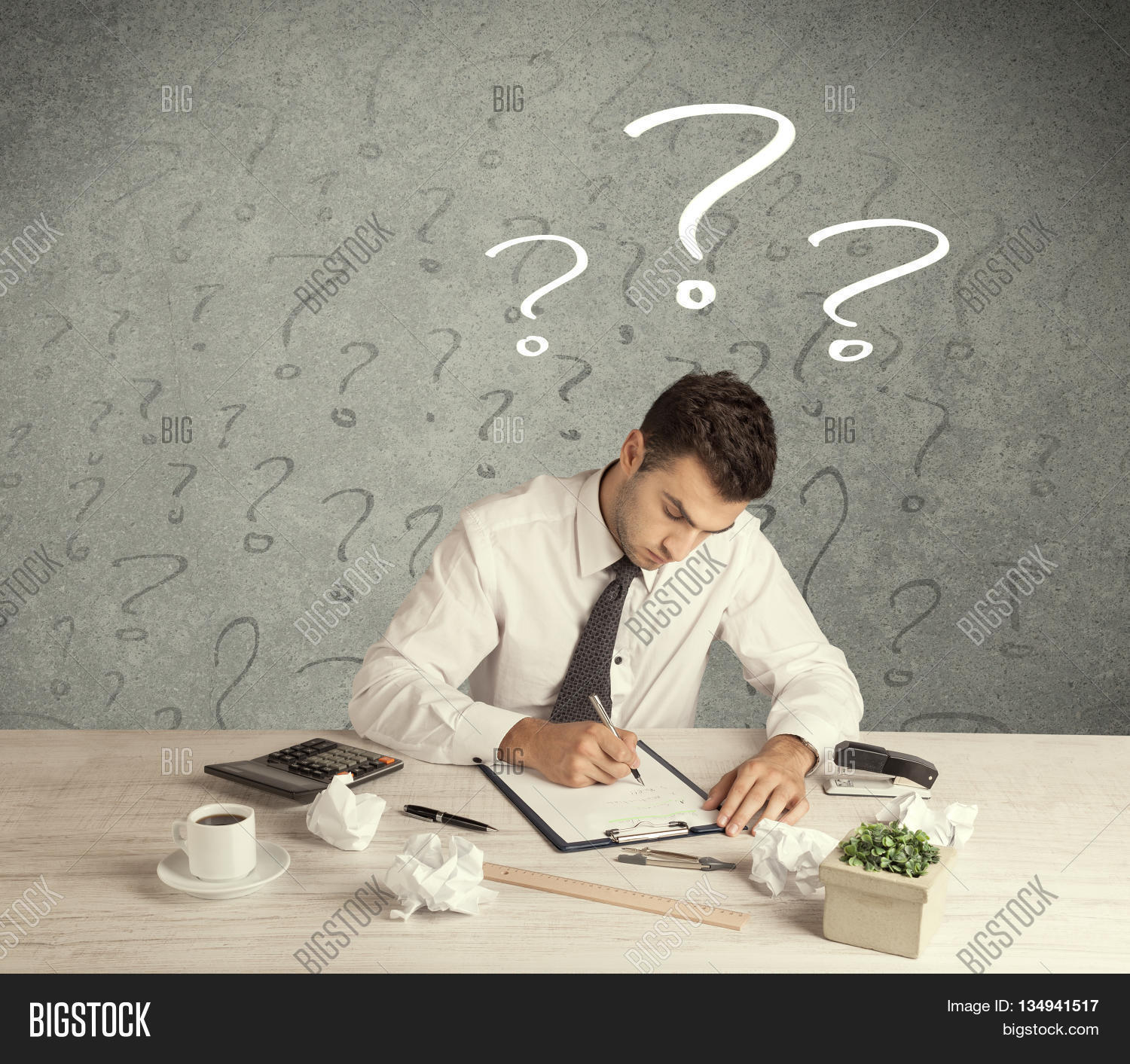 Confused Busy Elegant Image & Photo (Free Trial) | Bigstock