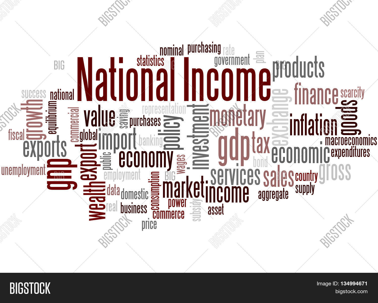 National Income, Word Image & Photo (Free Trial) | Bigstock