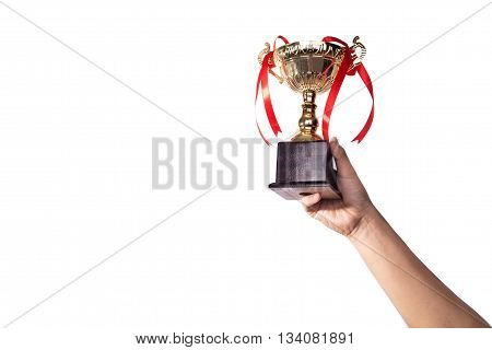 Athlete Lifting Gold Image & Photo (Free Trial) | Bigstock