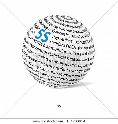 Five S Word Ball. Vector & Photo (Free Trial) | Bigstock