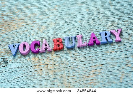 Word Vocabulary On Image & Photo (Free Trial) | Bigstock