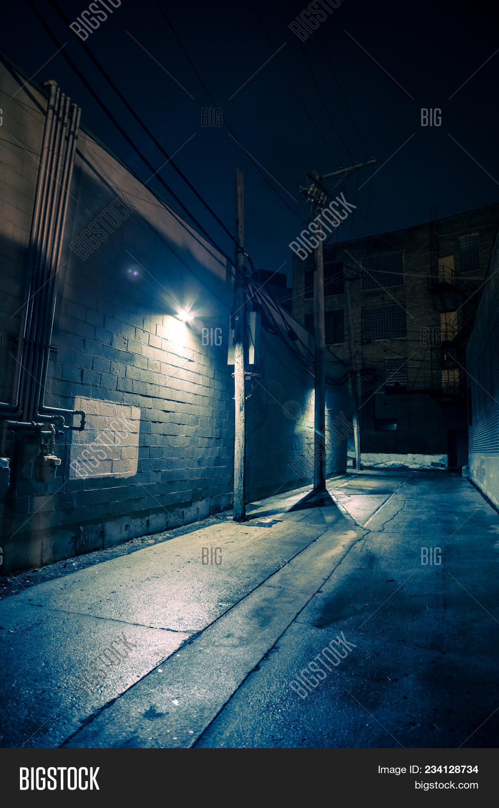 Dark Eerie Urban City Image & Photo (Free Trial) | Bigstock