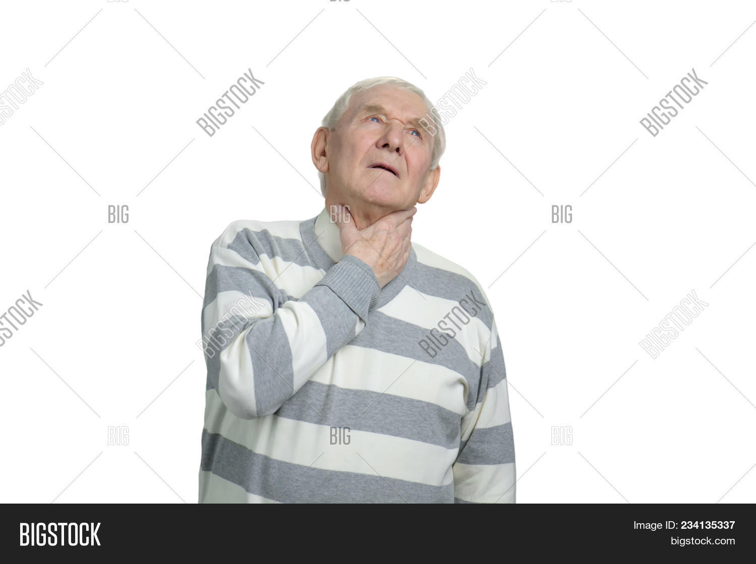 Old Man Suffering Sore Image & Photo (Free Trial) | Bigstock