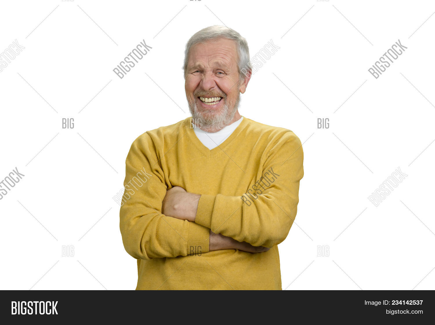 Portrait Happy Grandpa Image & Photo (Free Trial) | Bigstock