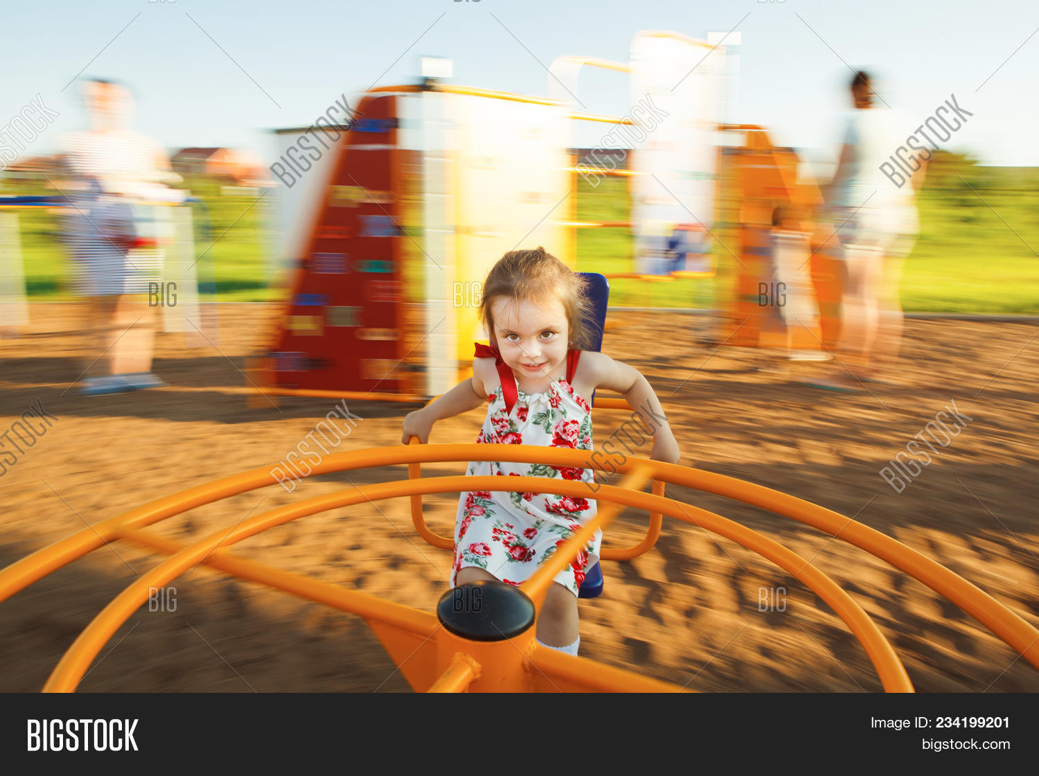 Little Girl Spinning Image & Photo (Free Trial) | Bigstock