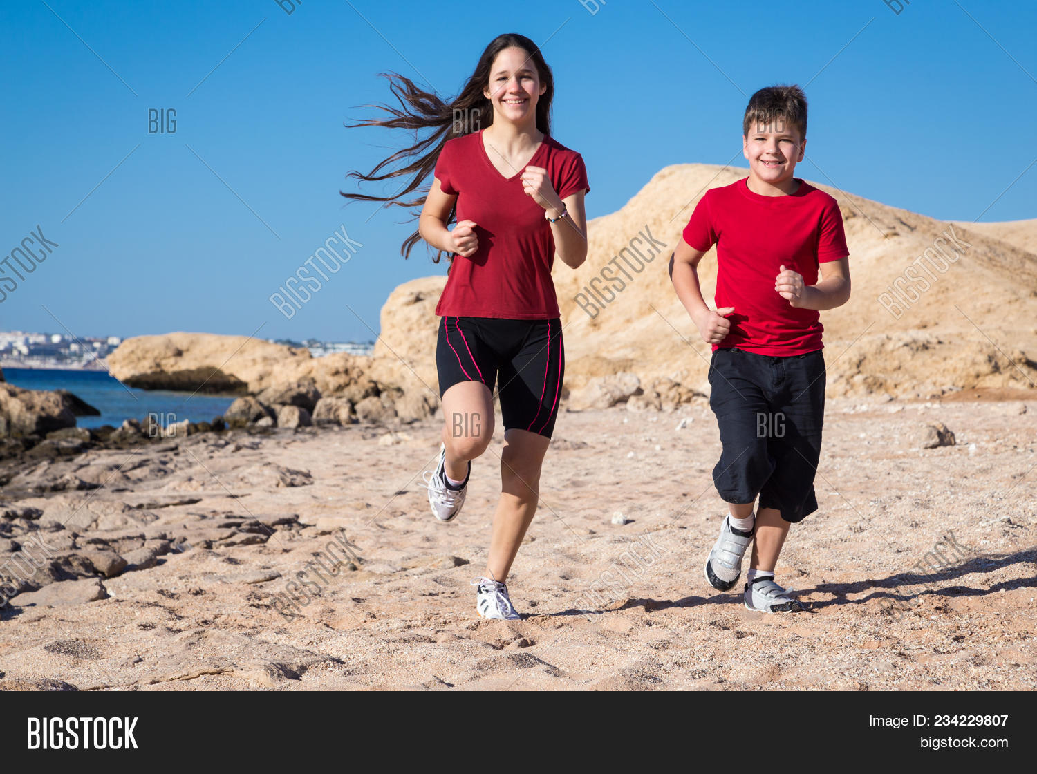 Two Kids Running Image & Photo (Free Trial) | Bigstock