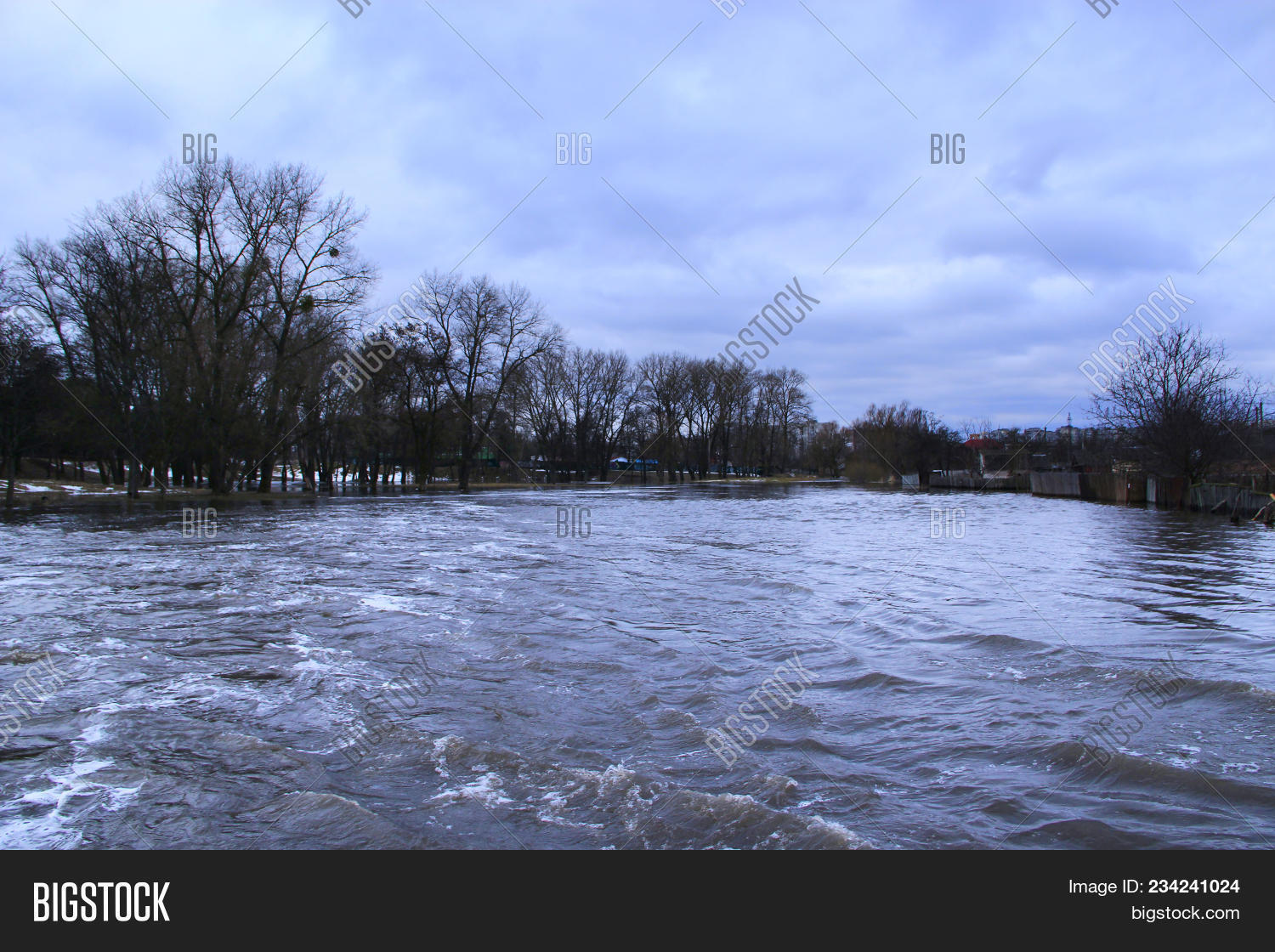 Flooding River Spring Image & Photo (Free Trial) | Bigstock