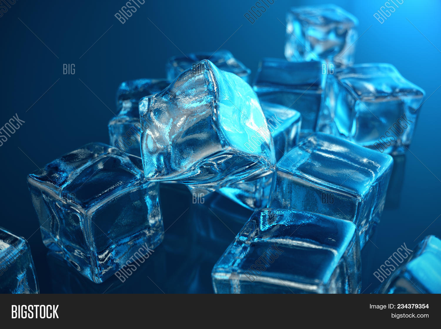 3d Rendering Ice Cube Image & Photo (Free Trial) | Bigstock