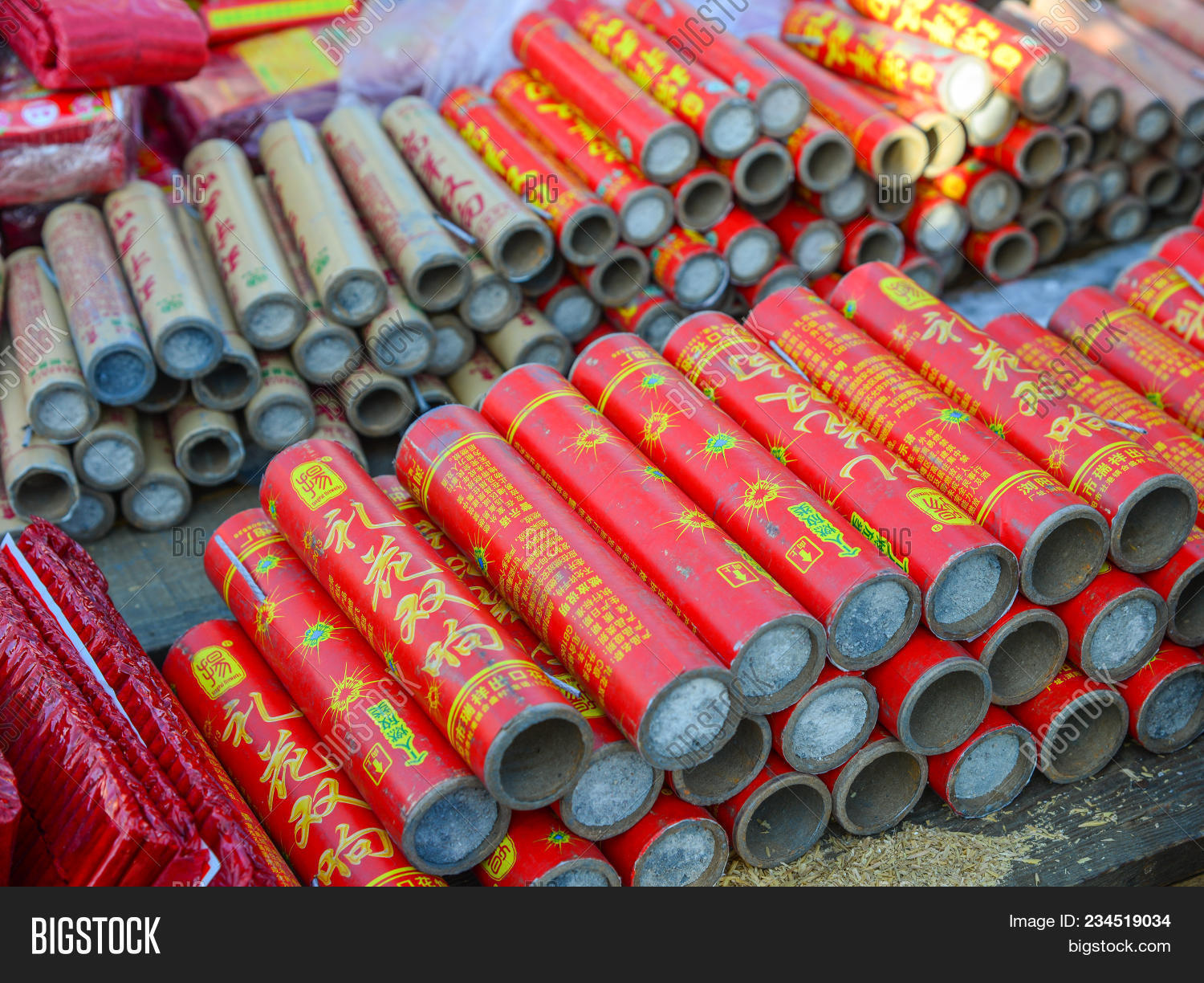 Stack Red Firecrackers Image & Photo (Free Trial) | Bigstock