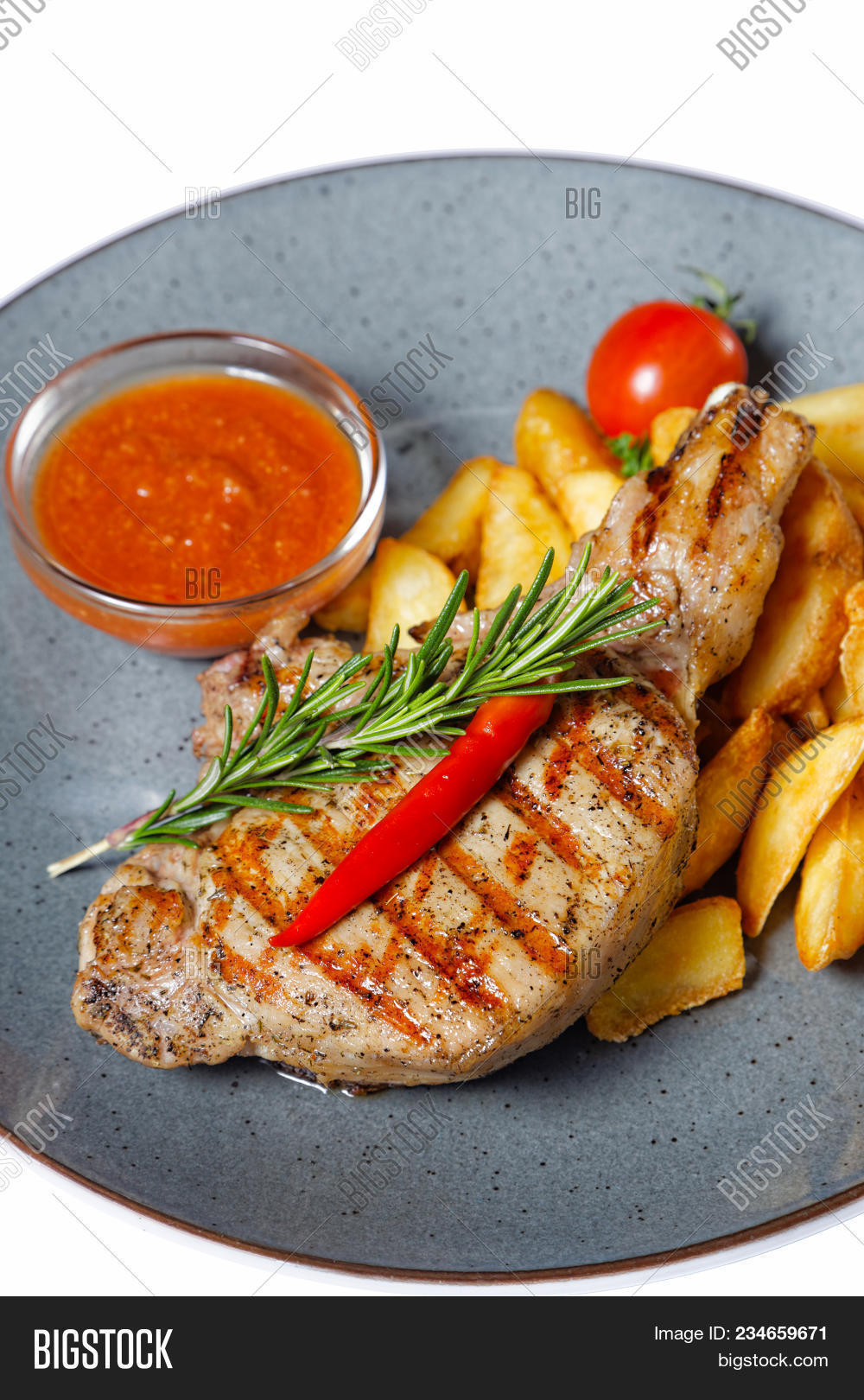 Fried Meat Garnish Image & Photo (Free Trial) | Bigstock