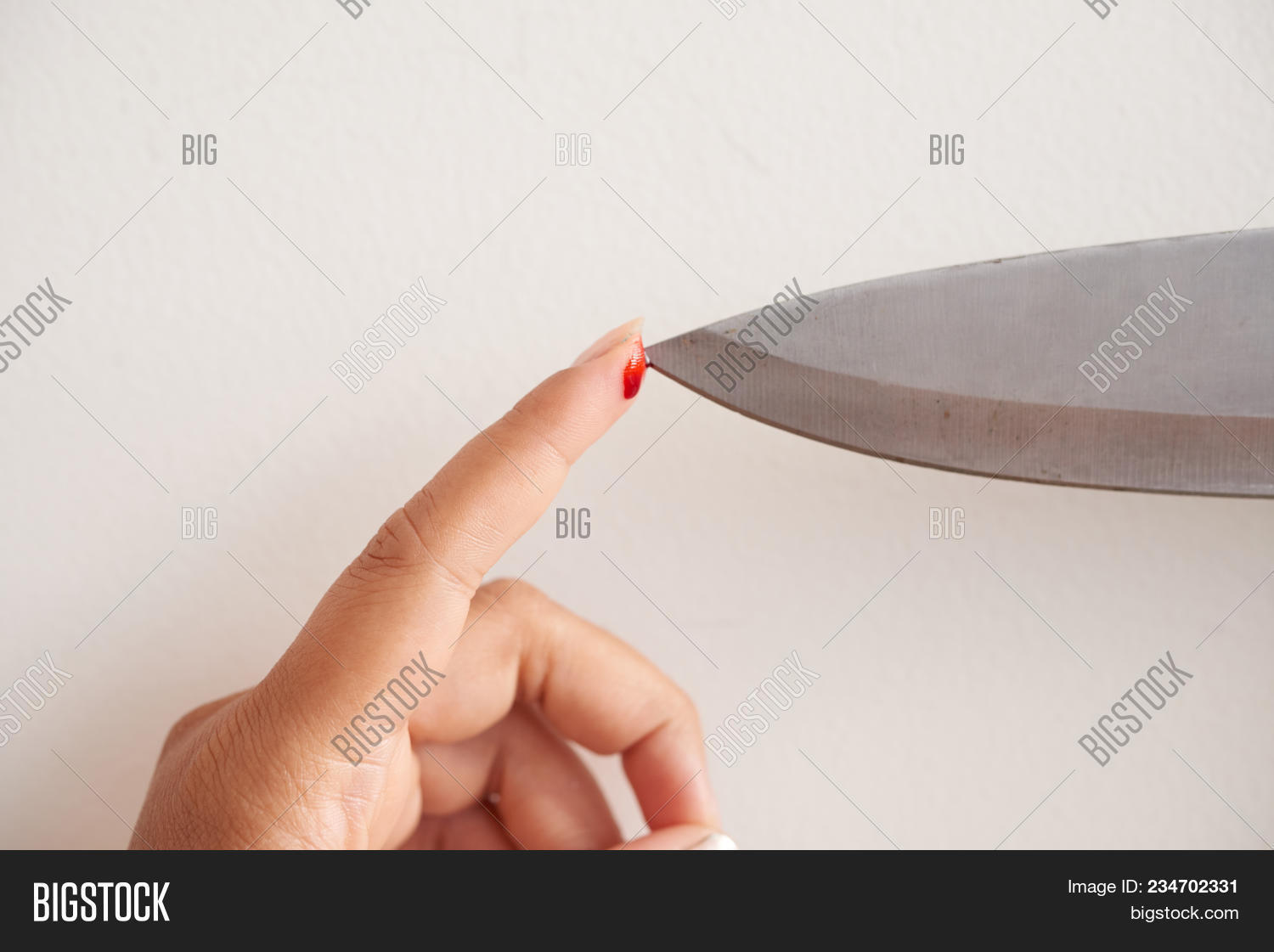 Finger Cut By Knife