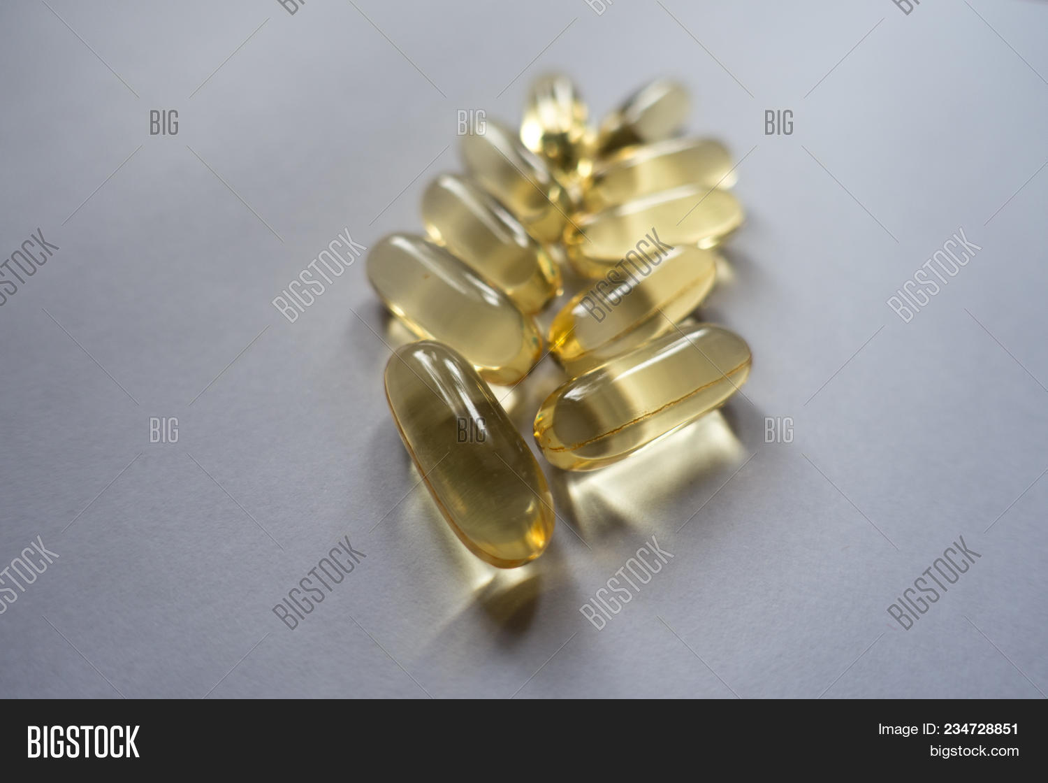 Big Capsules Fish Oil Image & Photo (Free Trial) | Bigstock