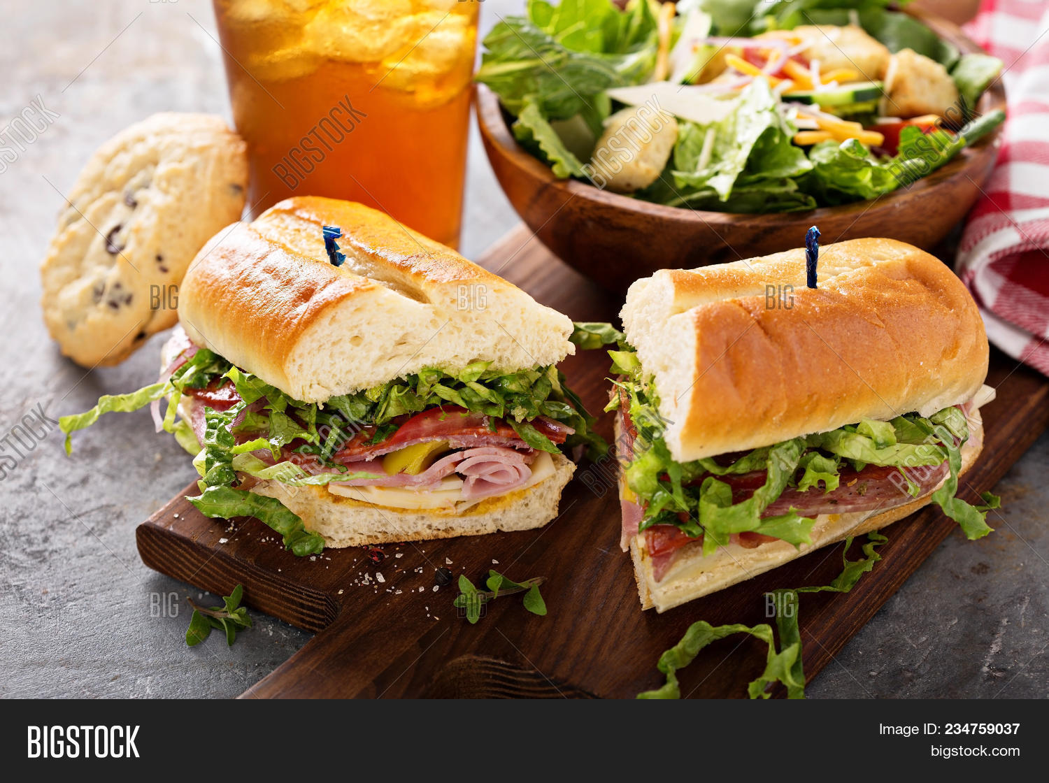 Italian Sub Sandwich Image & Photo (Free Trial) | Bigstock
