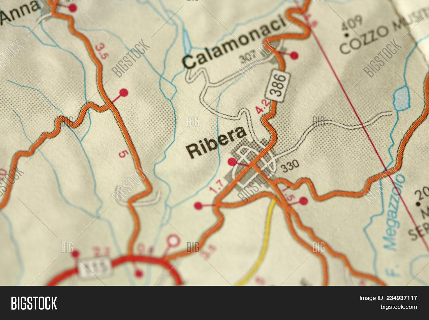 Ribera. Map. Islands Image & Photo (Free Trial) | Bigstock