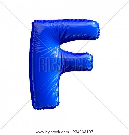 Blue Letter F Made Image & Photo (Free Trial) | Bigstock