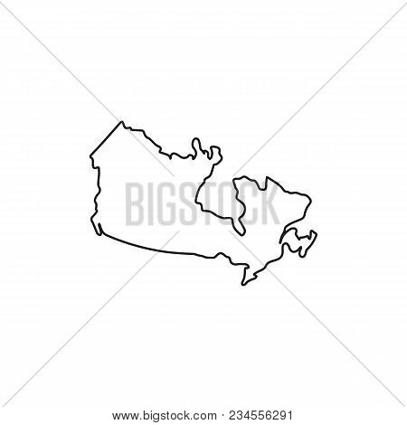 Canada Map Icon. Vector & Photo (Free Trial) | Bigstock