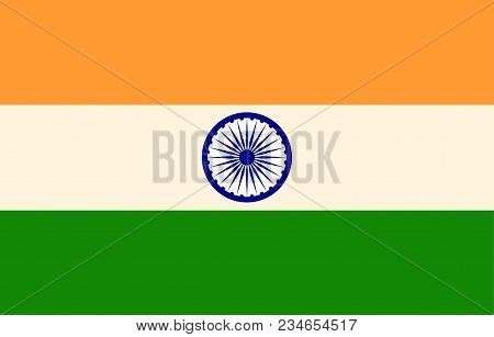 Flag India. Simple Vector & Photo (Free Trial) | Bigstock