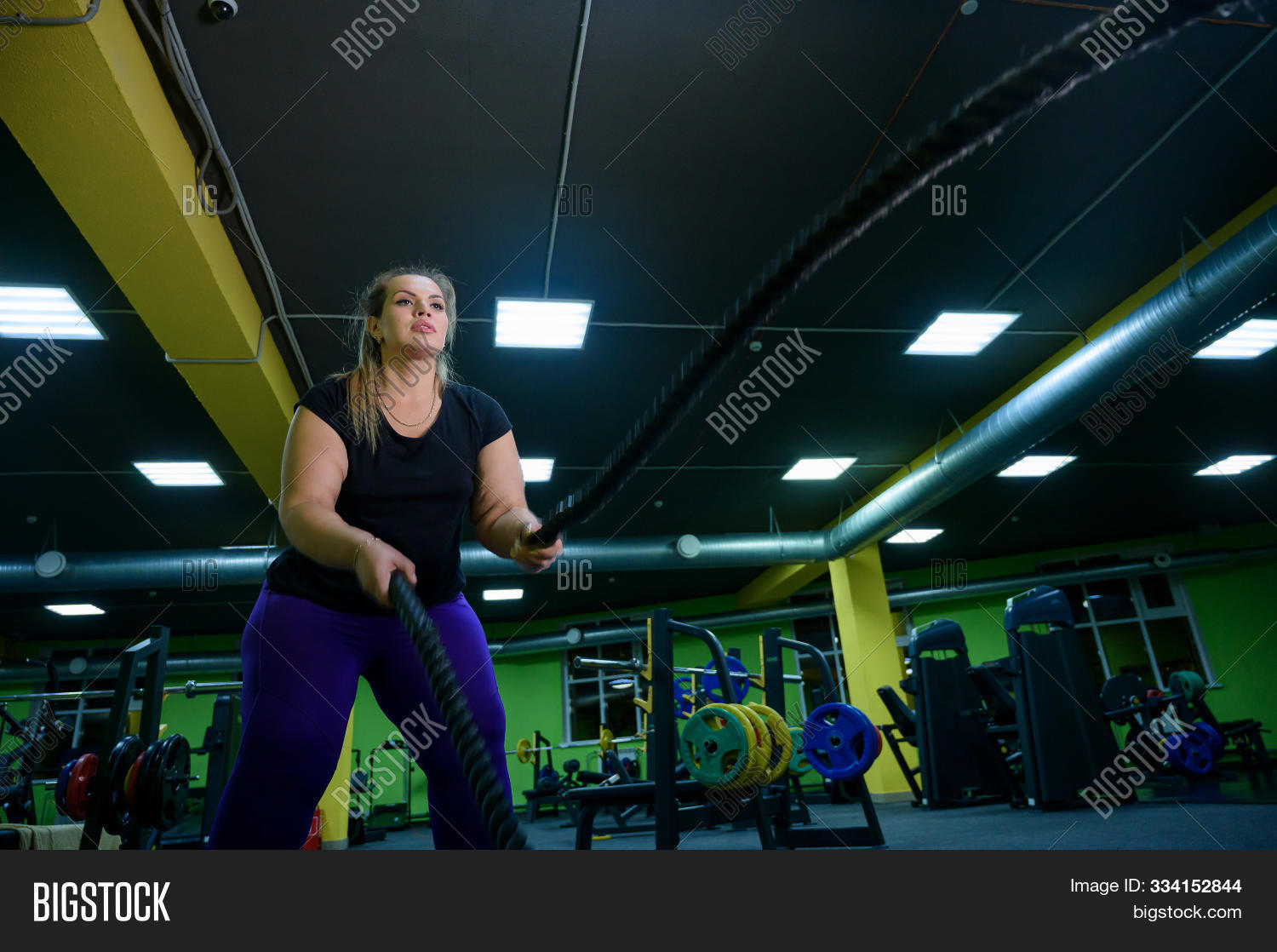 Fat Woman Doing Image & Photo (Free Trial) | Bigstock