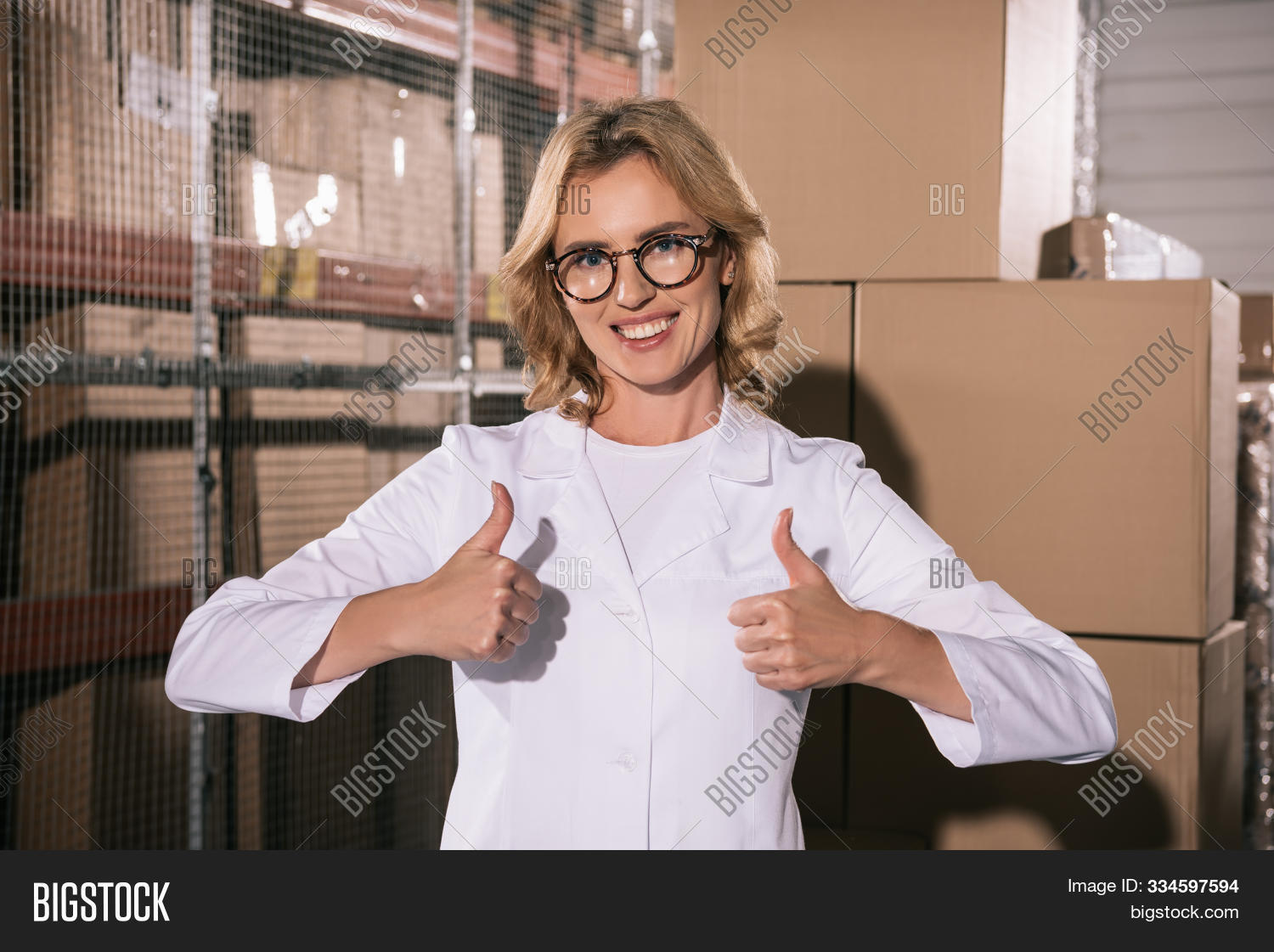 Cheerful Storekeeper Image & Photo (Free Trial) | Bigstock
