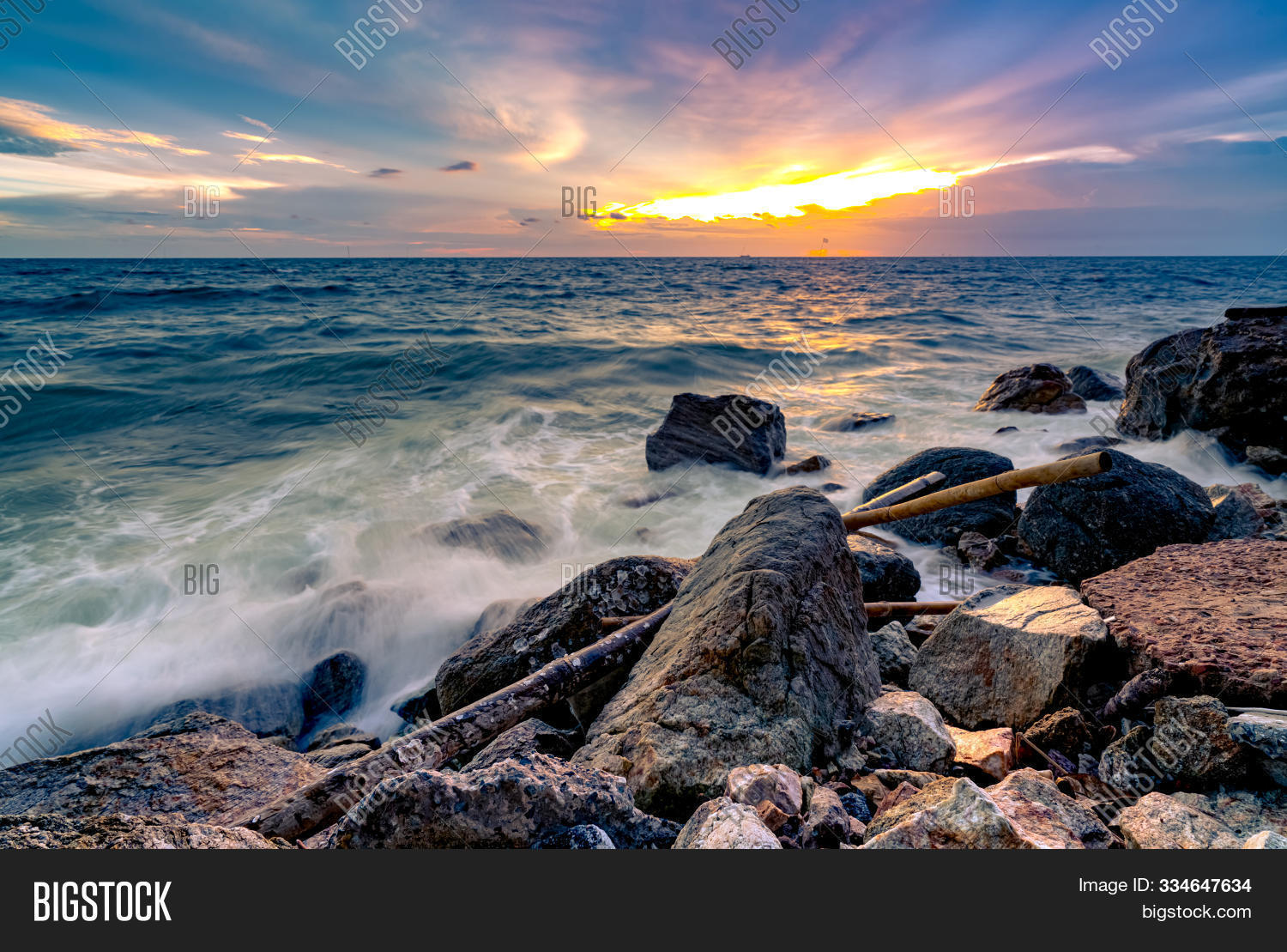 Ocean Water Splash On Image & Photo (Free Trial) | Bigstock
