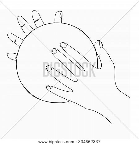 how to draw circle game hand