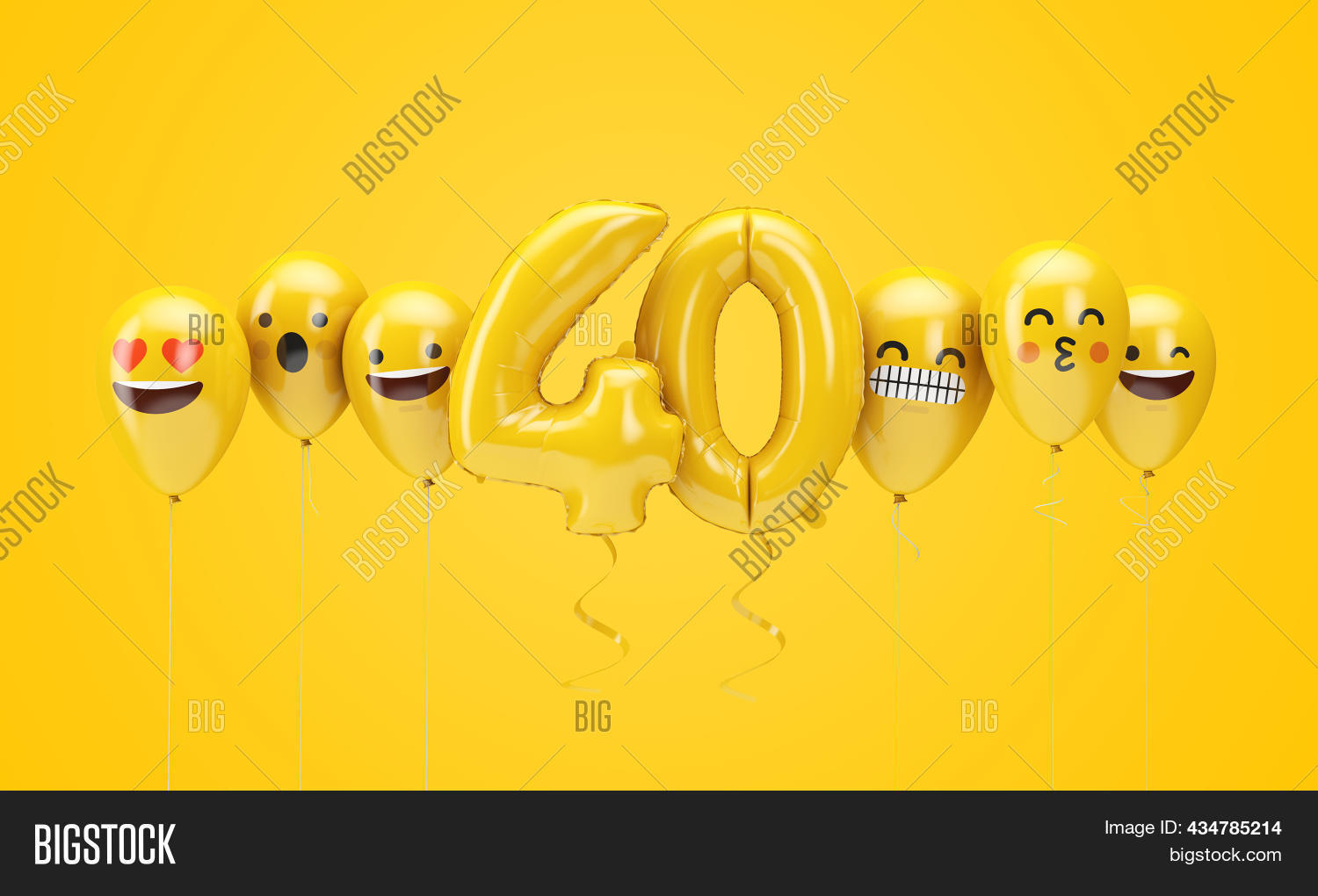 Number 40 Yellow Image & Photo (Free Trial) | Bigstock